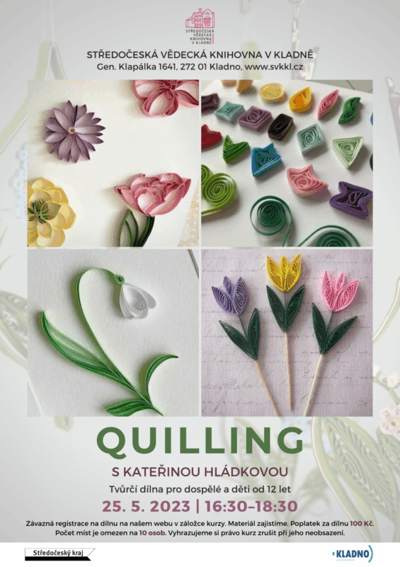 Quilling s Kateřinou Hládkovou | Středočeská knihovna